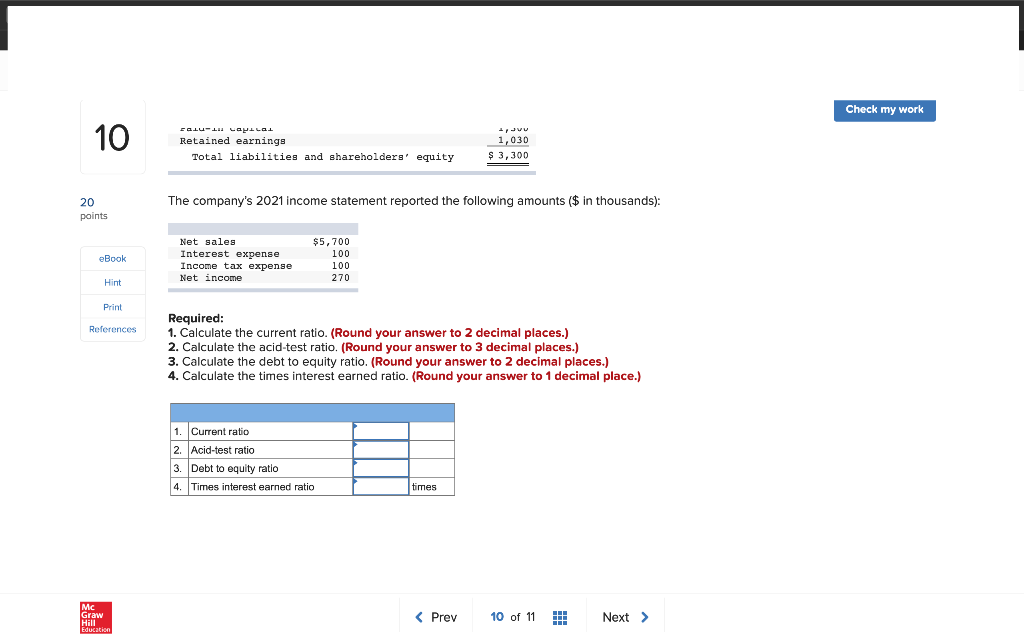 Solved Check my work 10 Exercise 3-16 (Algo) Calculating | Chegg.com