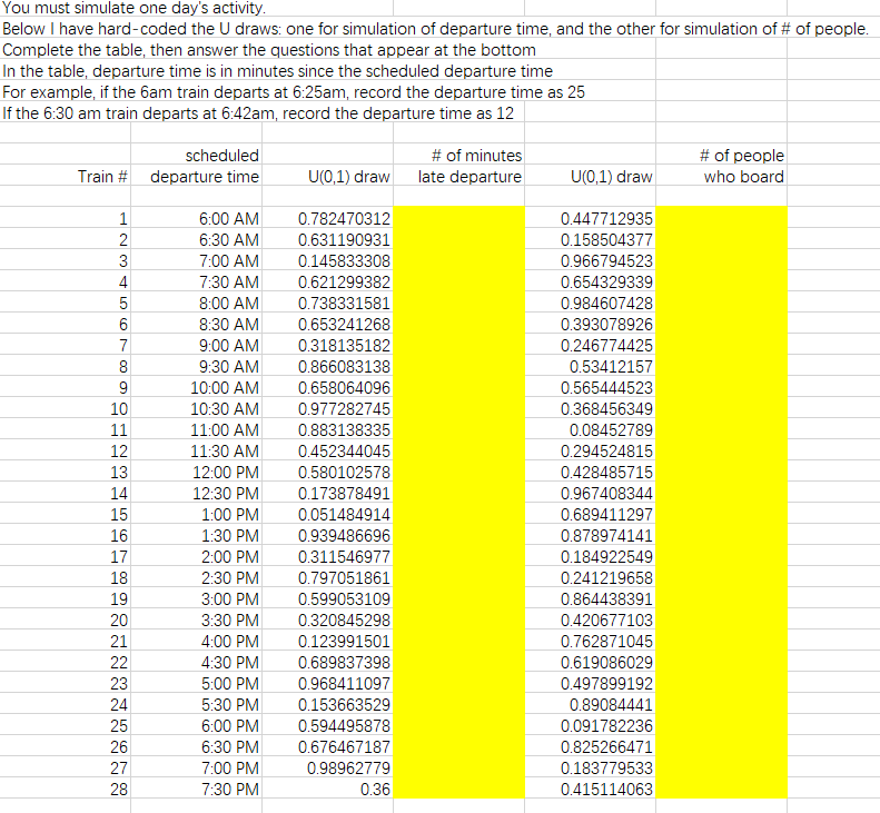 You are the statistician for the project of building | Chegg.com