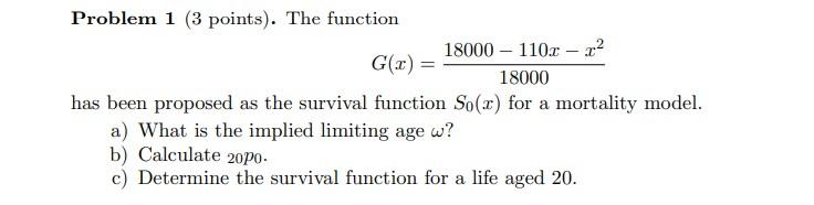 Solved Problem 1 3 Points The Function 