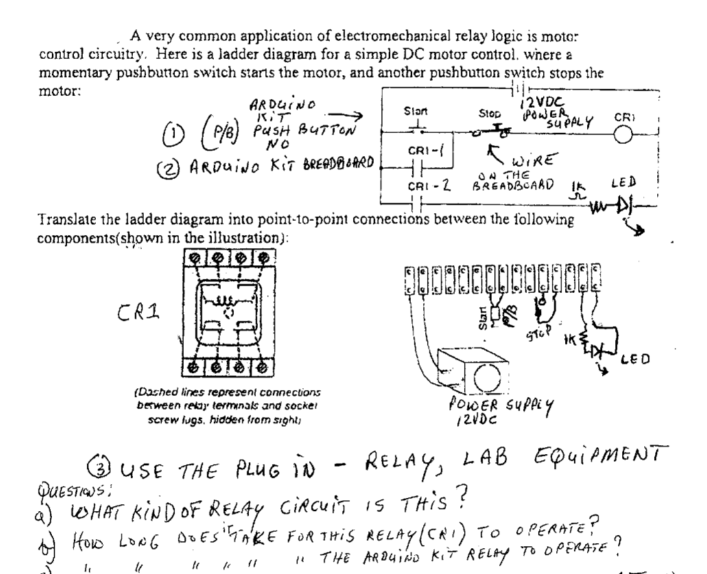 Solved A very common application of electromechanical relay | Chegg.com