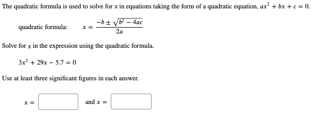 Solved Rearrange this expression into quadratic form, ax' + | Chegg.com