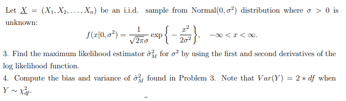 Solved Let X=(X1,X2,…,Xn) be an i.i.d. sample from | Chegg.com