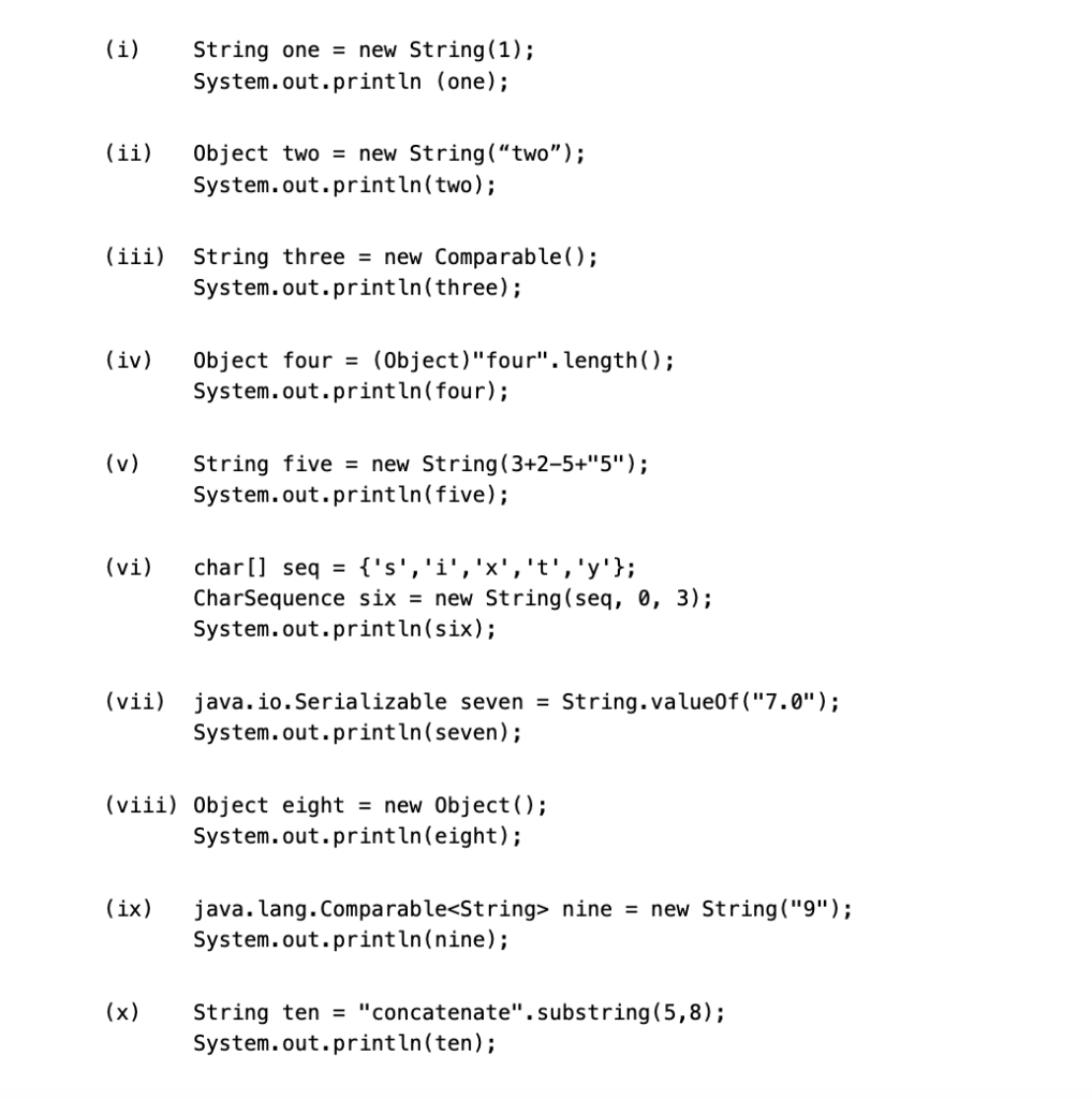 Solved Question 3 (20 marks): Polymorphism, Using Java APIs | Chegg.com