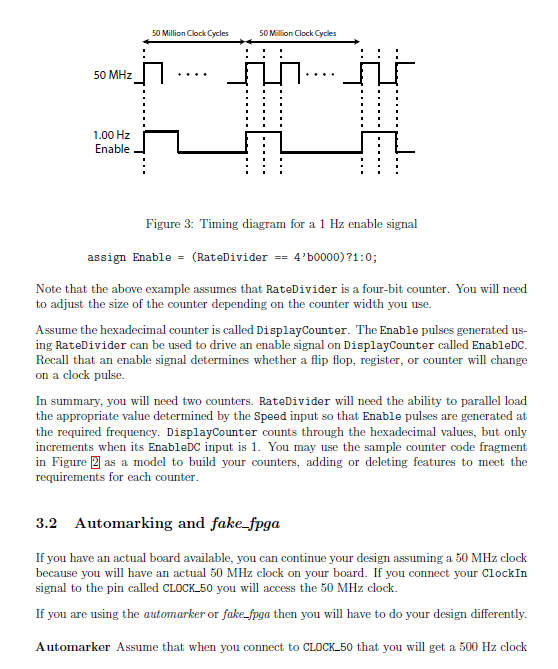 3 Part II Another way to specify a counter is by | Chegg.com
