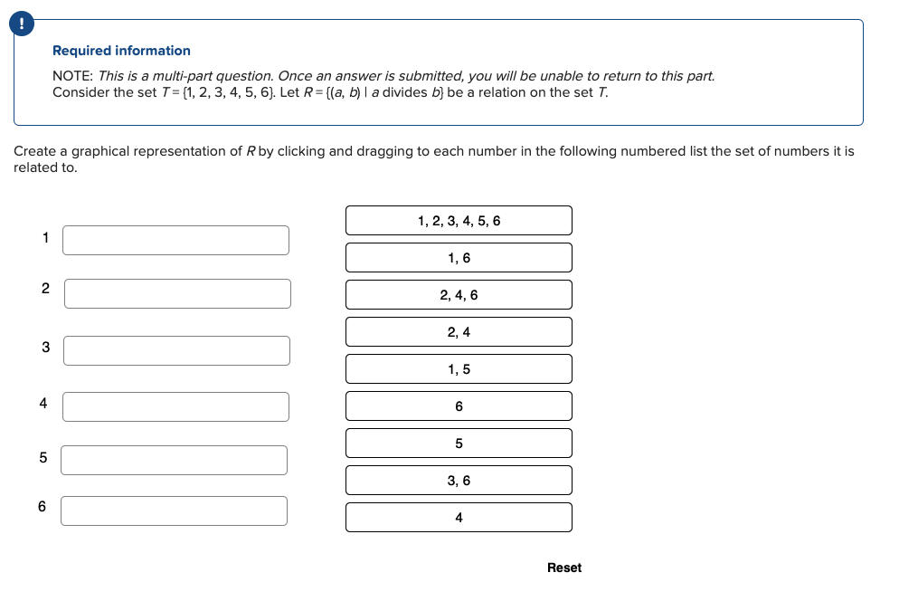 Solved Required information NOTE: This is a multi-part | Chegg.com