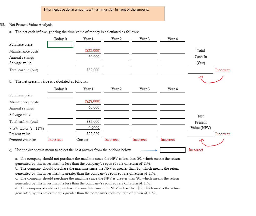Solved 35. Net Present Value Analysis. Heston Farming | Chegg.com