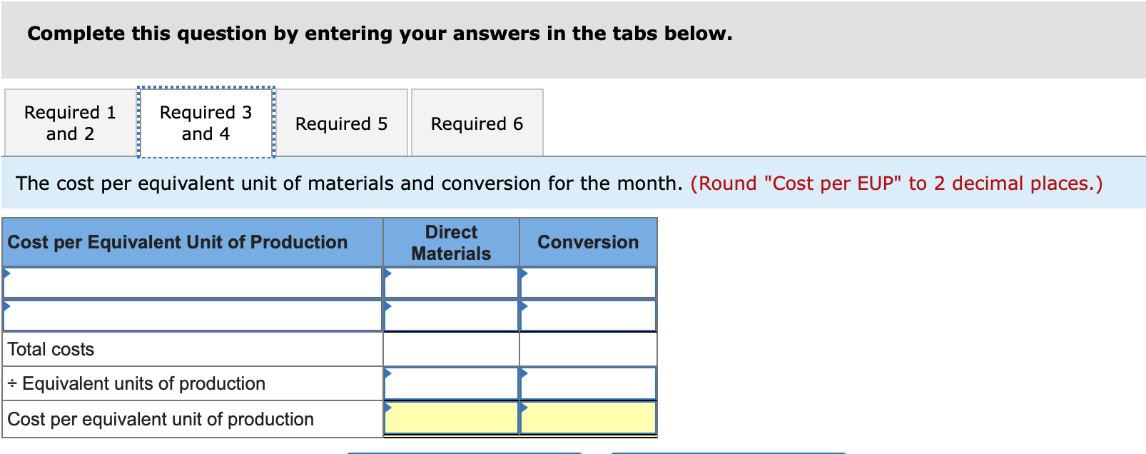 Solved Hi-Test Company uses the weighted average method of | Chegg.com