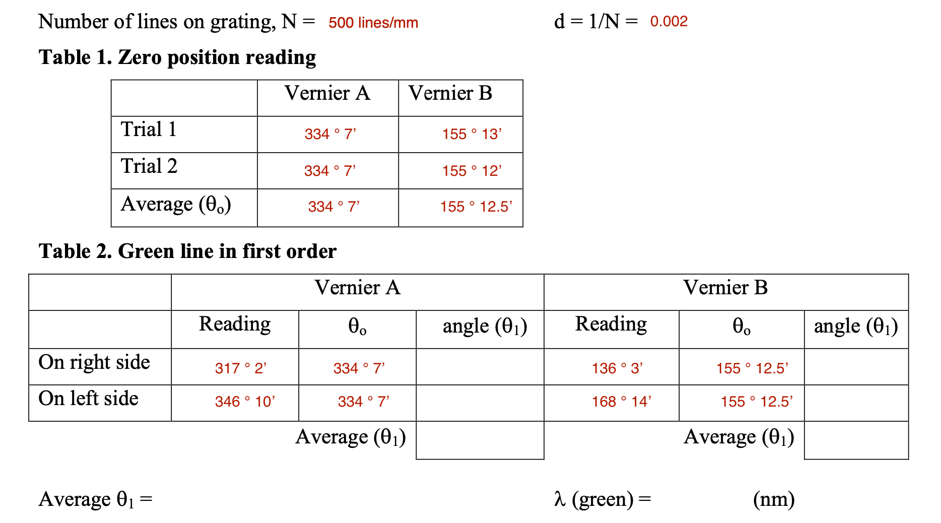 Solved Please help me determine the first-order angle | Chegg.com