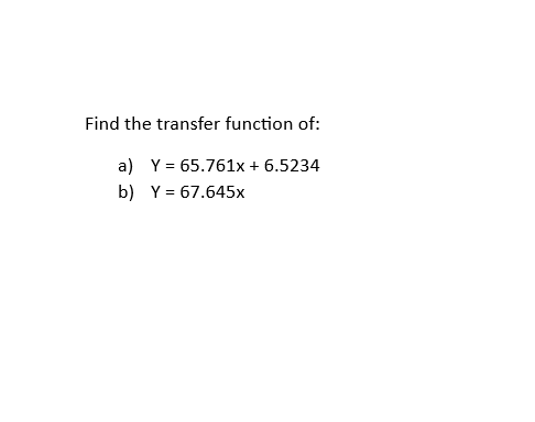 Solved Find the transfer function | Chegg.com