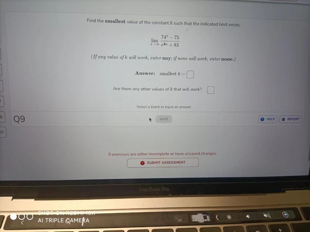 Solved Find the smallest value of the constant k such that | Chegg.com