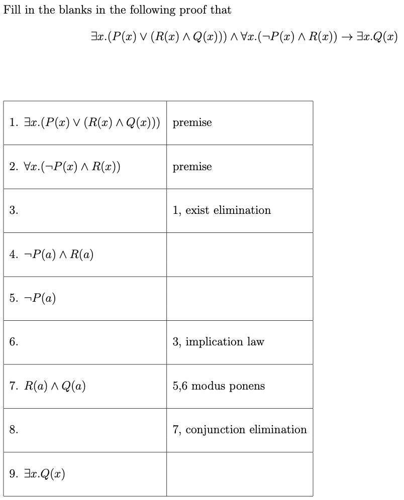 Solved Fill in the blanks in the following proof that | Chegg.com