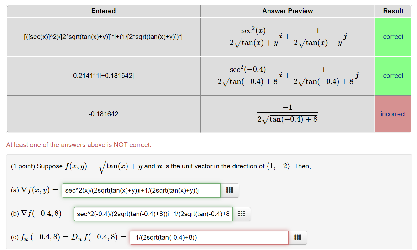 Solved Entered Answer Preview Result sec? (x) 1 | Chegg.com