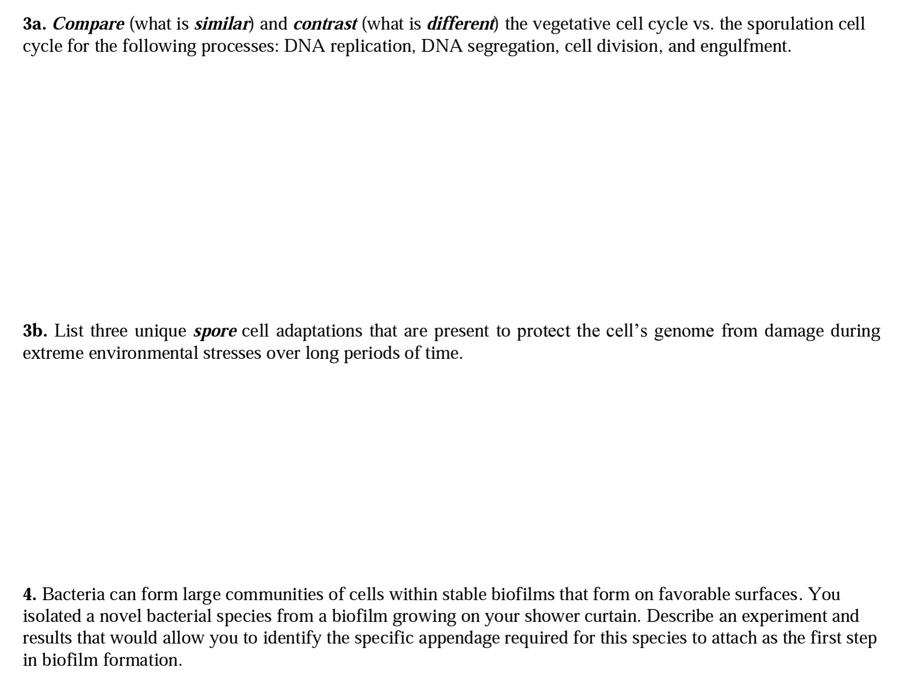 Solved 3a. Compare (what is similar) and contrast (what is | Chegg.com