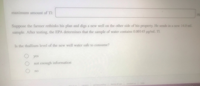 Solved The maximum contaminant level (MCL) set by the EPA of | Chegg.com