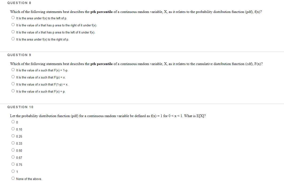 Solved QUESTION 8 Which of the following statements best | Chegg.com