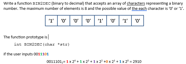Solved C Programming Activity 3 Demonstrates Function Data Manipulation Applied Binary