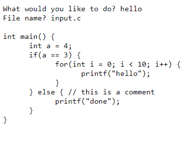 Solved My "indentation" function print the last line of the | Chegg.com