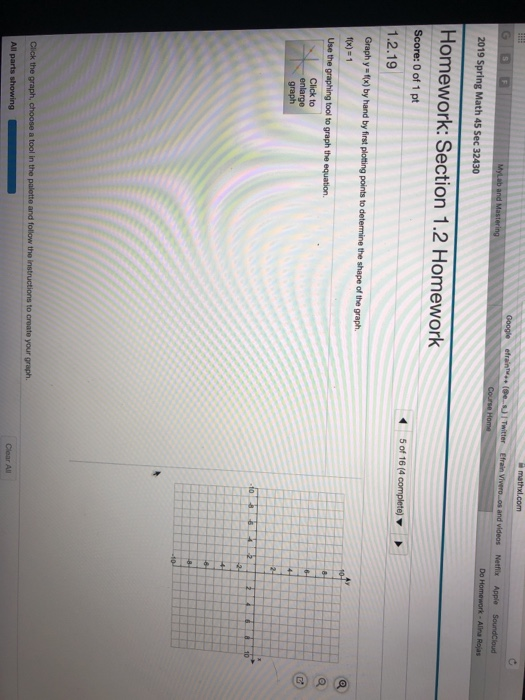 Solved Do Homework: Section 1.2 Homework 1.2.19 Click to | Chegg.com Solved Do Homework: Section 1.2 Homework 1.2.19 Click to | Chegg.com