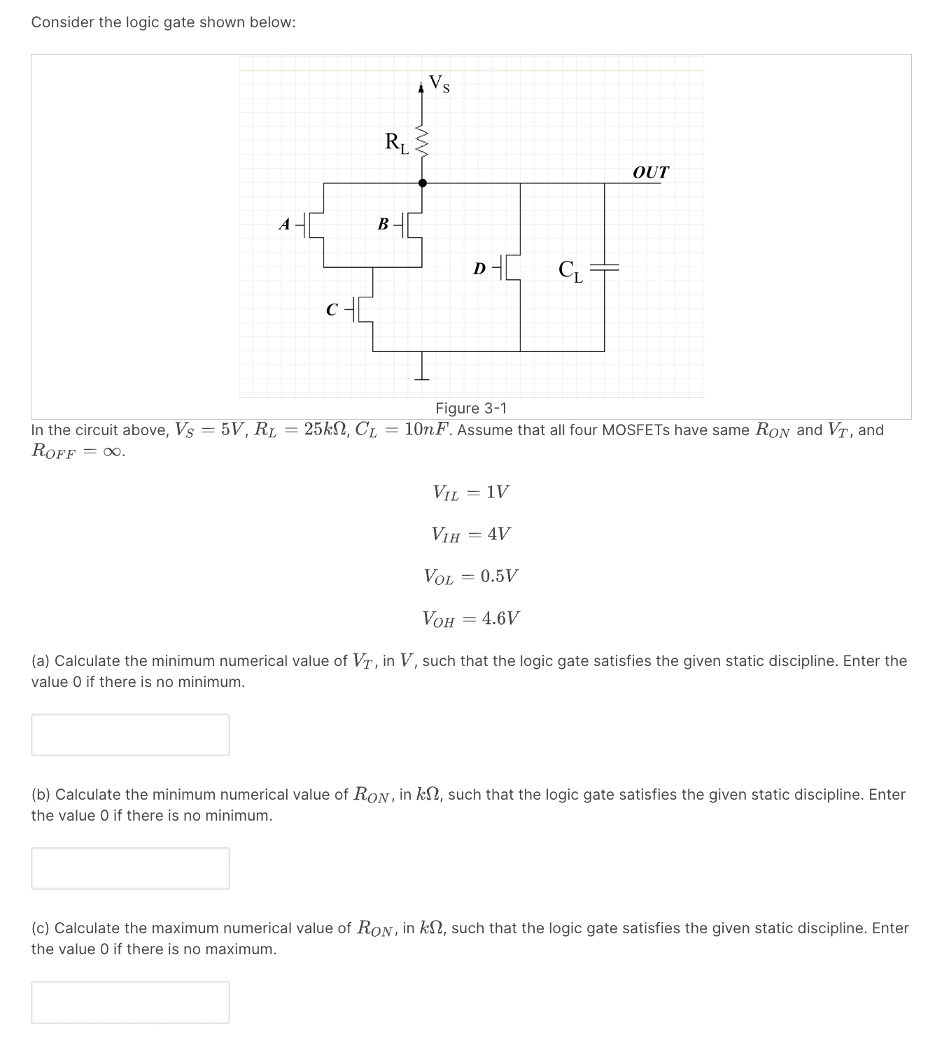 Solved Consider the logic gate shown below: riyule s-1 In | Chegg.com