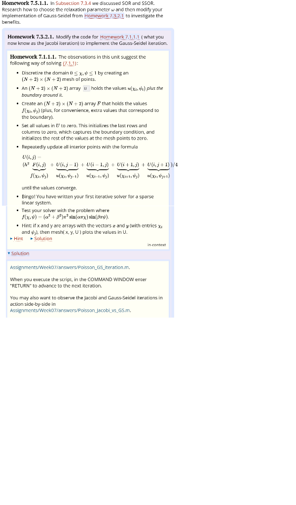 Solved Homework 7.5.1.1. In Subsection 7.3.4 we discussed | Chegg.com