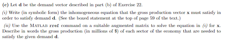 Solved Question 5. Leontief Input-Output Model Read pages | Chegg.com