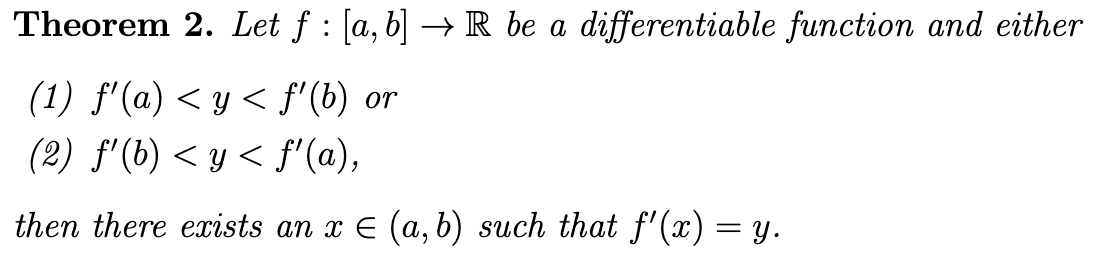 Solved Theorem 3. Let f:[a,b]→R be a differentiable function | Chegg.com