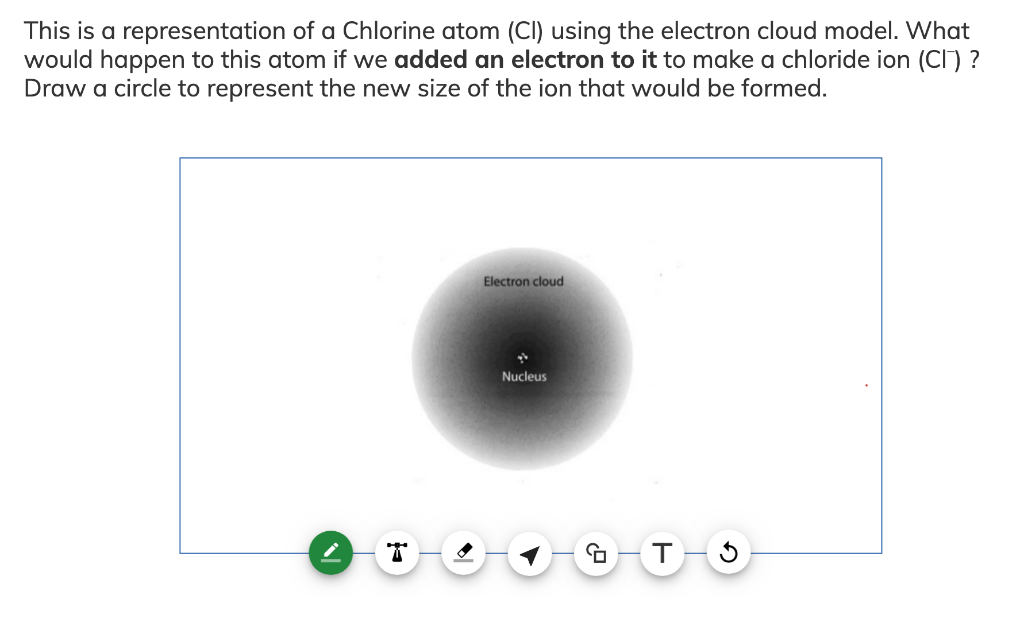 Solved This is a representation of a Chlorine atom (CI) | Chegg.com