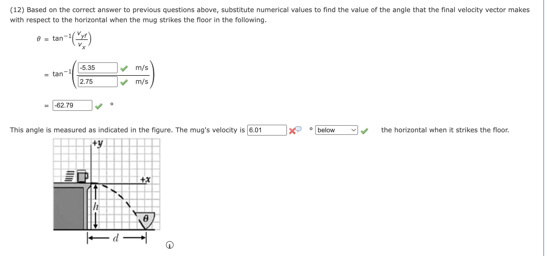 Solved In a local bar, a customer slides an empty beer mug | Chegg.com