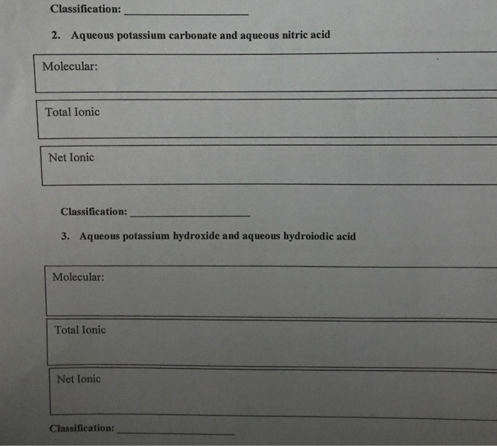 Solved Part 3: Using the solubility rules, write balanced | Chegg.com