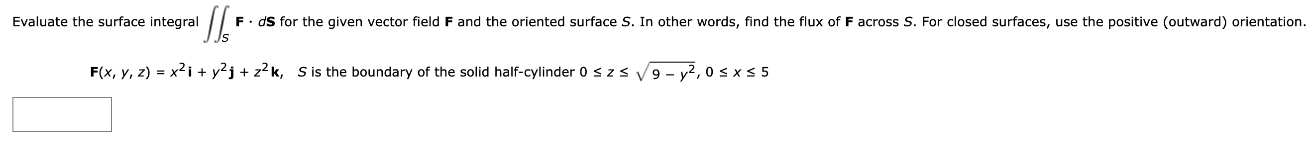 Solved Evaluate the surface integral S F · dS for the given | Chegg.com