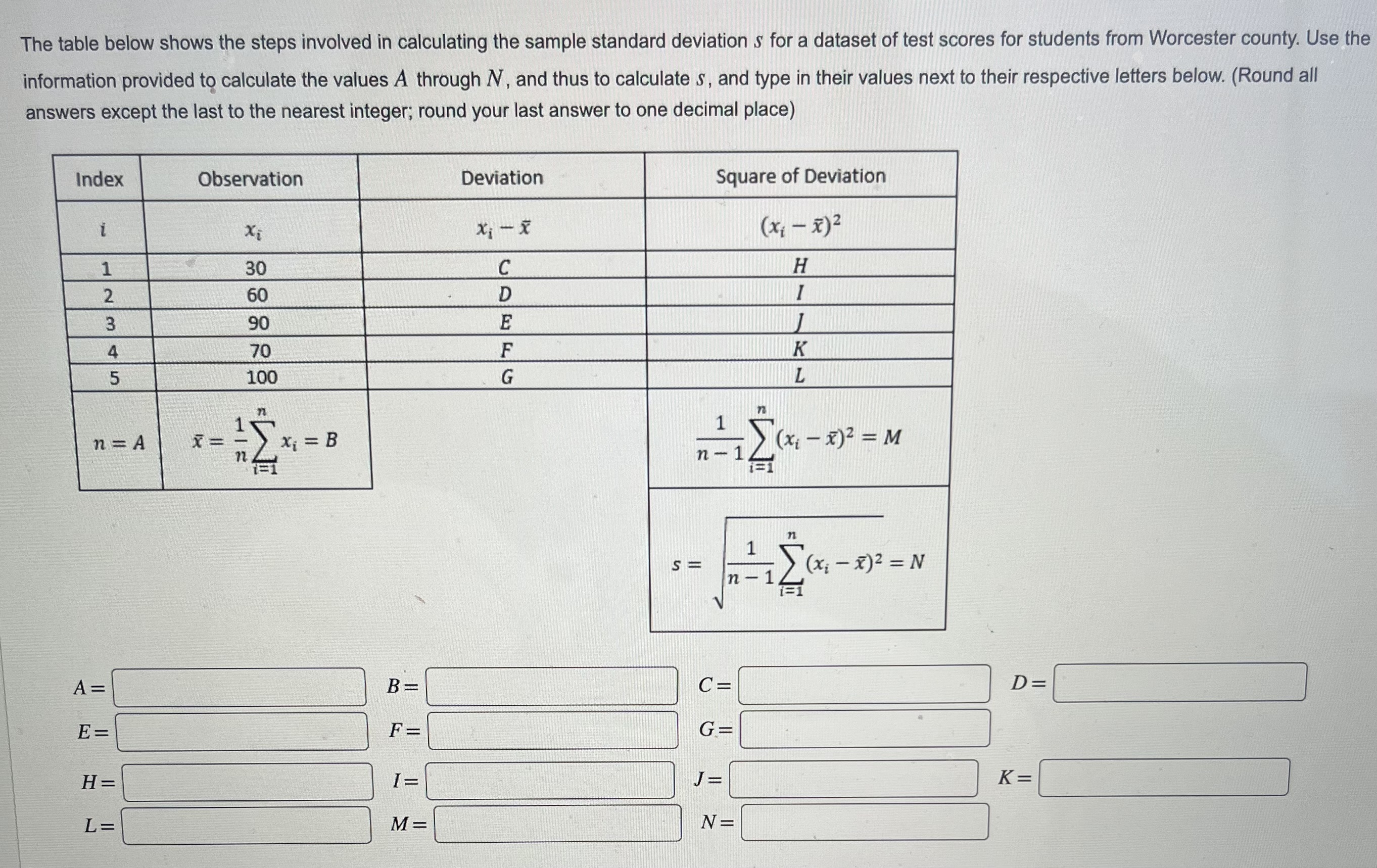 Solved The table below shows the steps involved in | Chegg.com