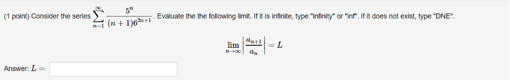Solved Consider the series | Chegg.com