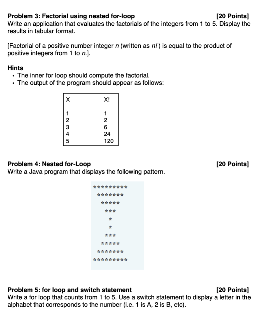 Problem 1: No Coding [20 Points] What is the value of | Chegg.com
