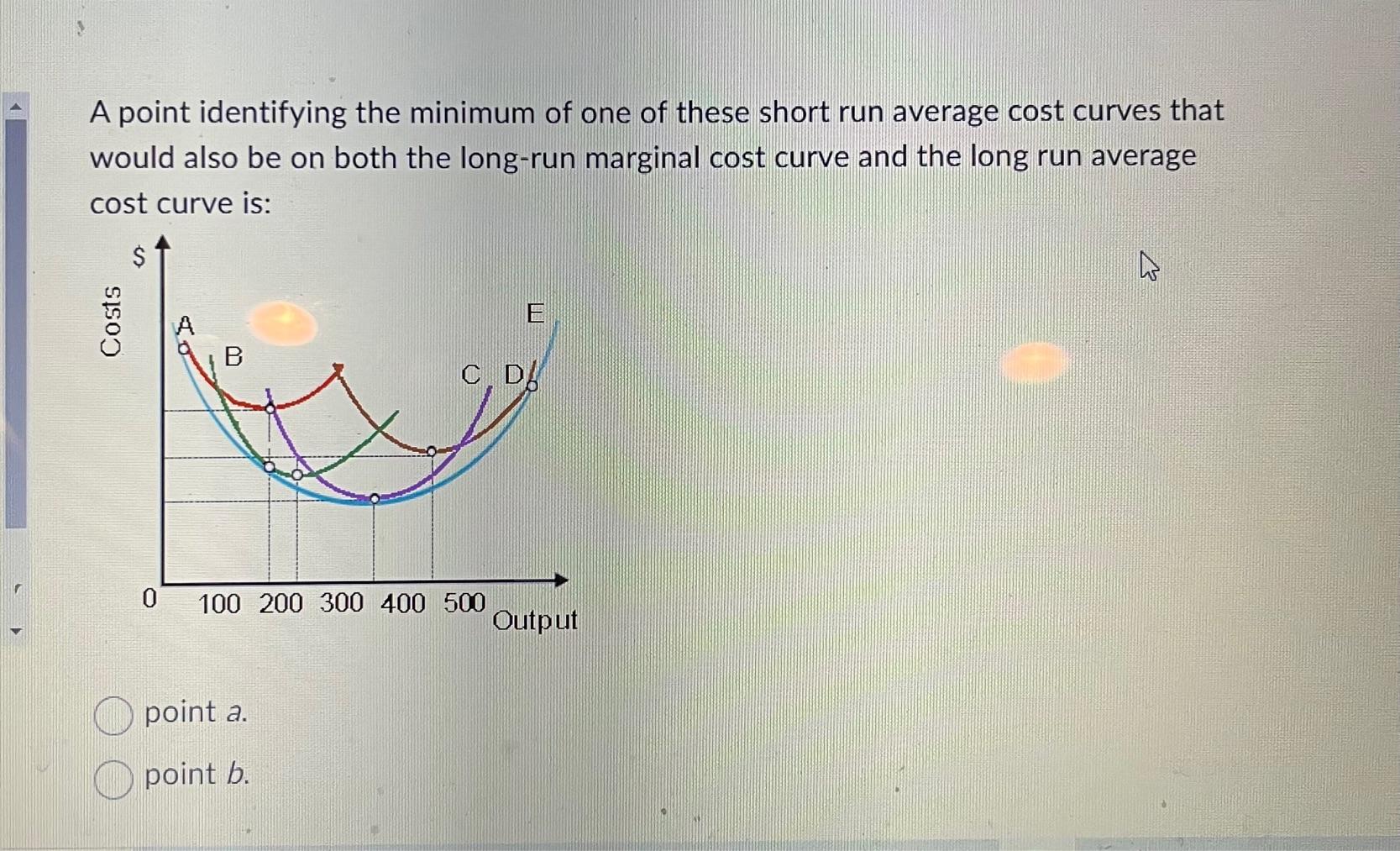 Long Run Marginal Cost Curve