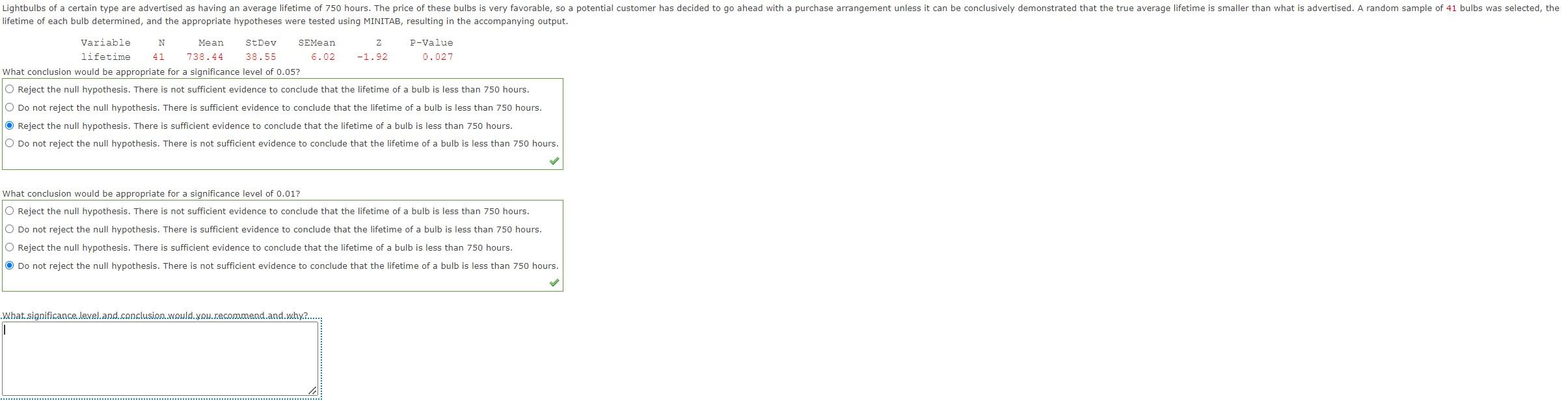Solved Reject the null hypothesis. There is not sufficient | Chegg.com