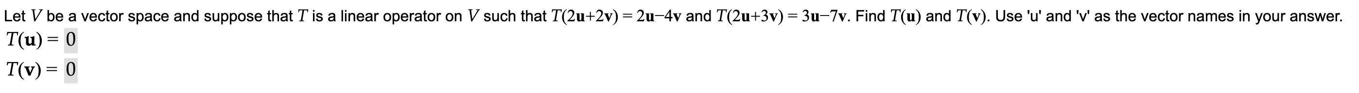 Solved Let V Be A Vector Space And Suppose That T Is A