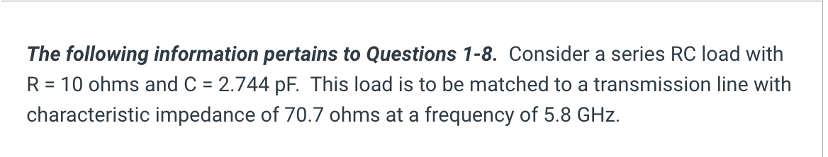 Solved The following information pertains to Questions 1-8. | Chegg.com
