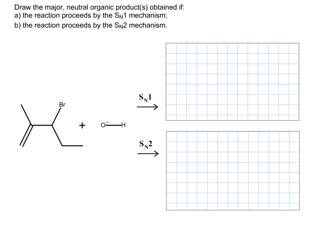 Solved Draw the major, neutral organic product(s) obtained | Chegg.com