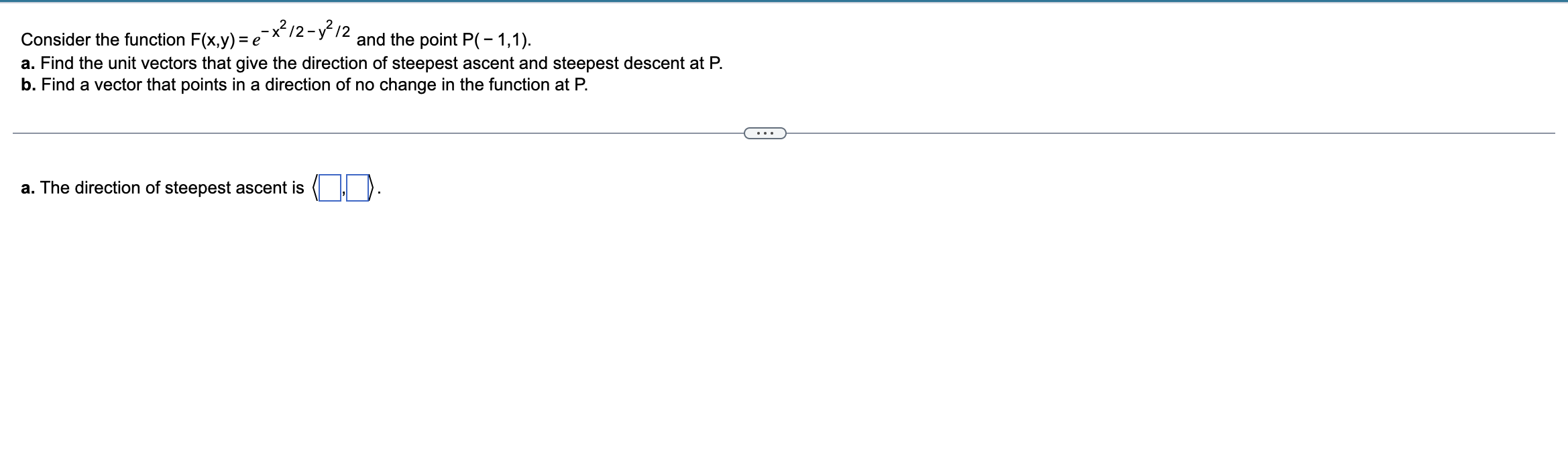 Solved Consider the function F(x,y)=e−x2/2−y2/2 and the | Chegg.com
