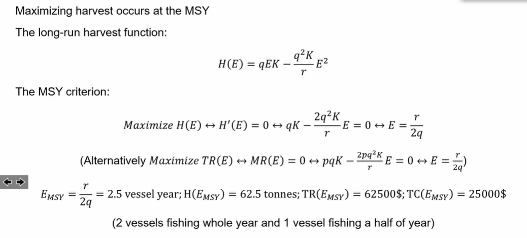 Solved Given : r = 0,025 k = 1000 tonnes q= 0,05 p = | Chegg.com