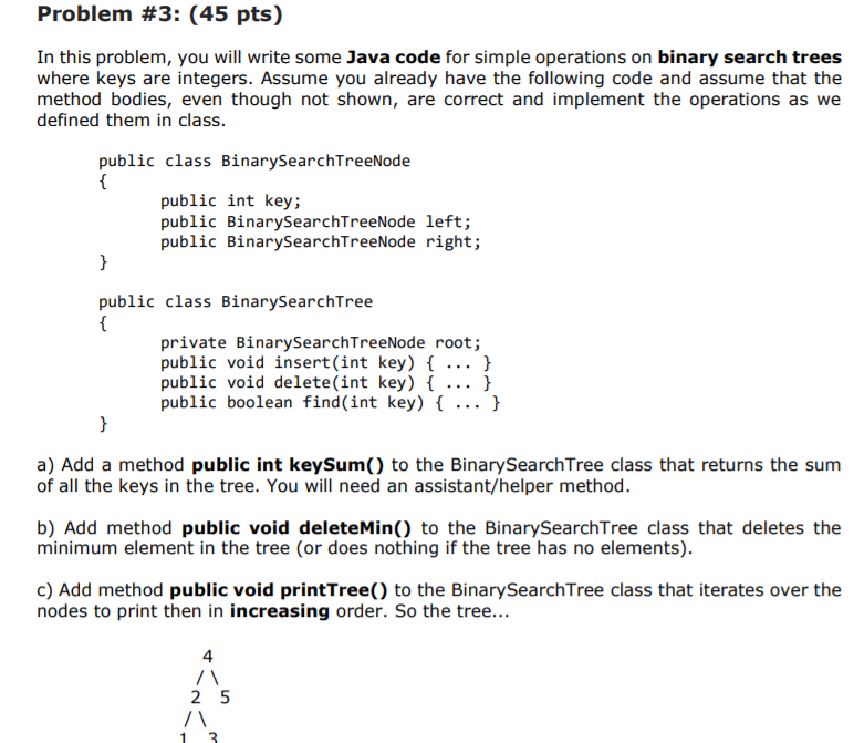 Solved Problem 3 45 Pts In This Problem You Will Write