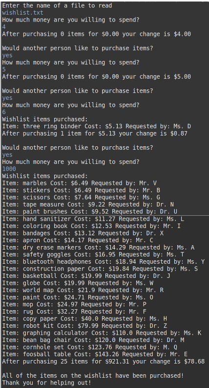 Solved Java Read a Java file containing items of classroom | Chegg.com