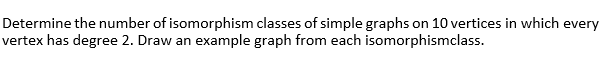 [Solved]: Determine the number of isomorphism classes of s
