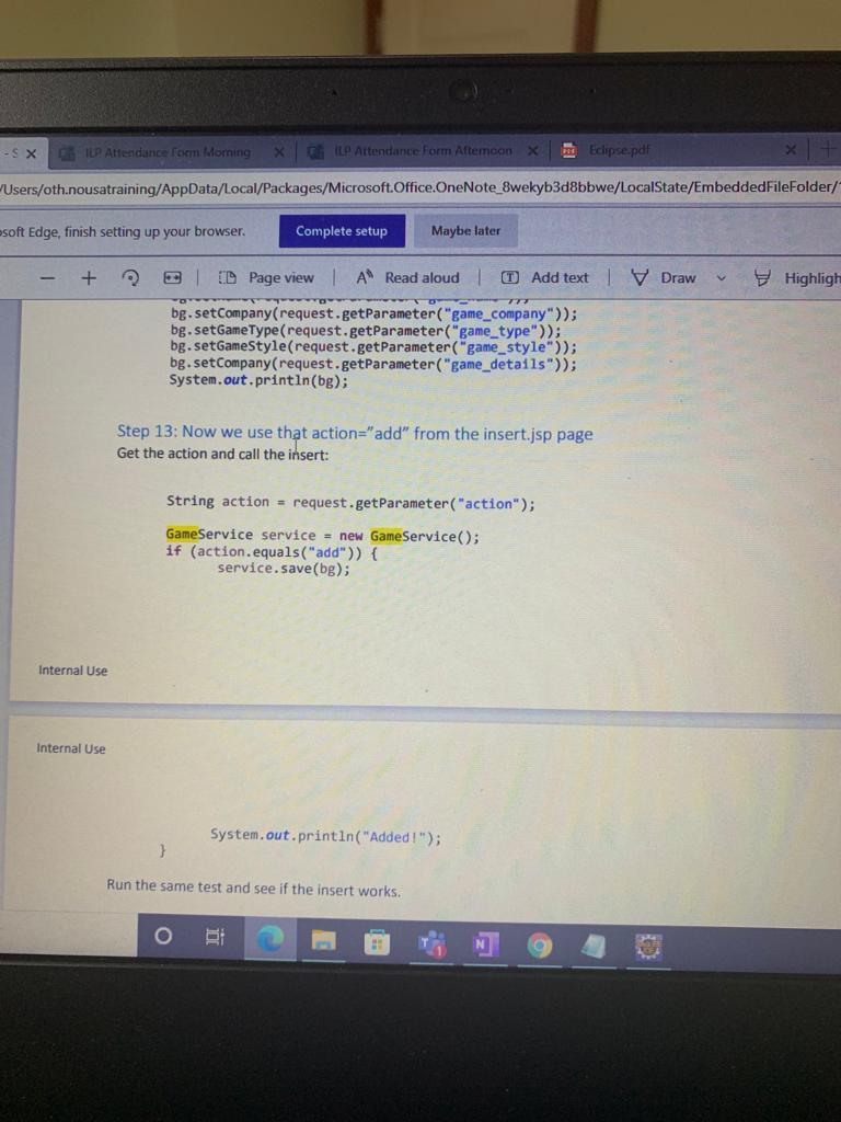 Solved ousatraining/AppData/Local/Packages/Microsoft Office | Chegg.com