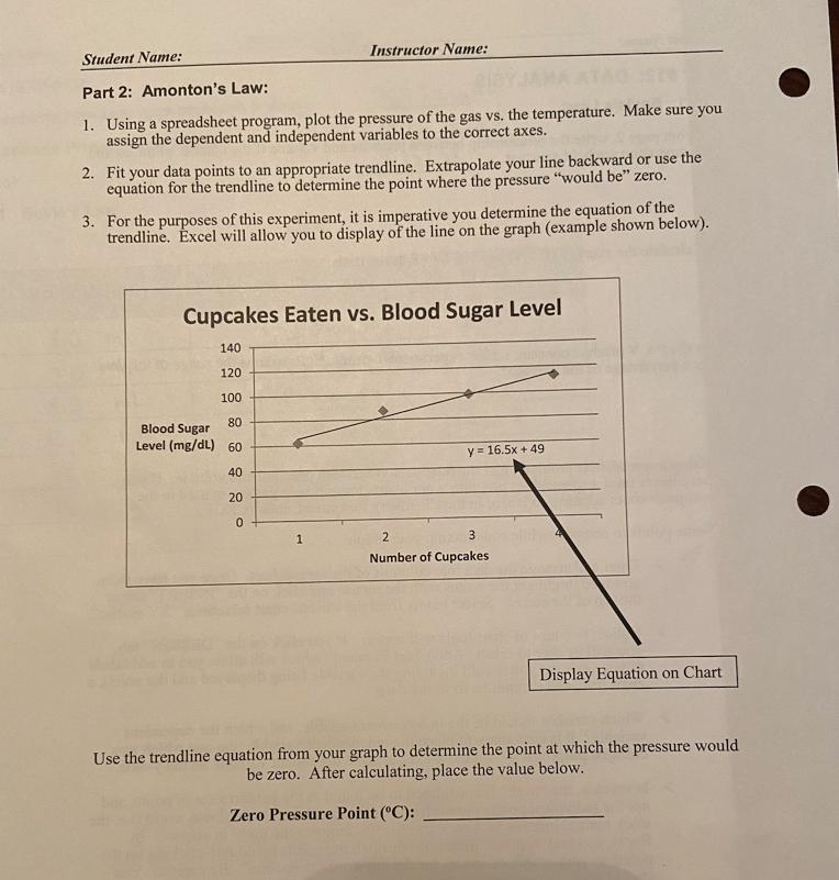 Solved Student Name: Instructor Name: as DATA (EXP #12): | Chegg.com