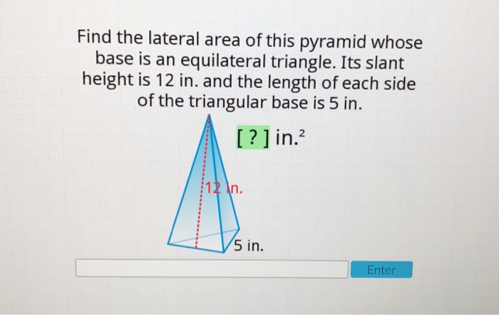 Lateral Area Of A Pyramid Slideshare
