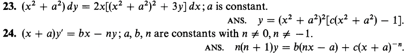 Solved Solve for the General Eqn of the ff. Differential | Chegg.com