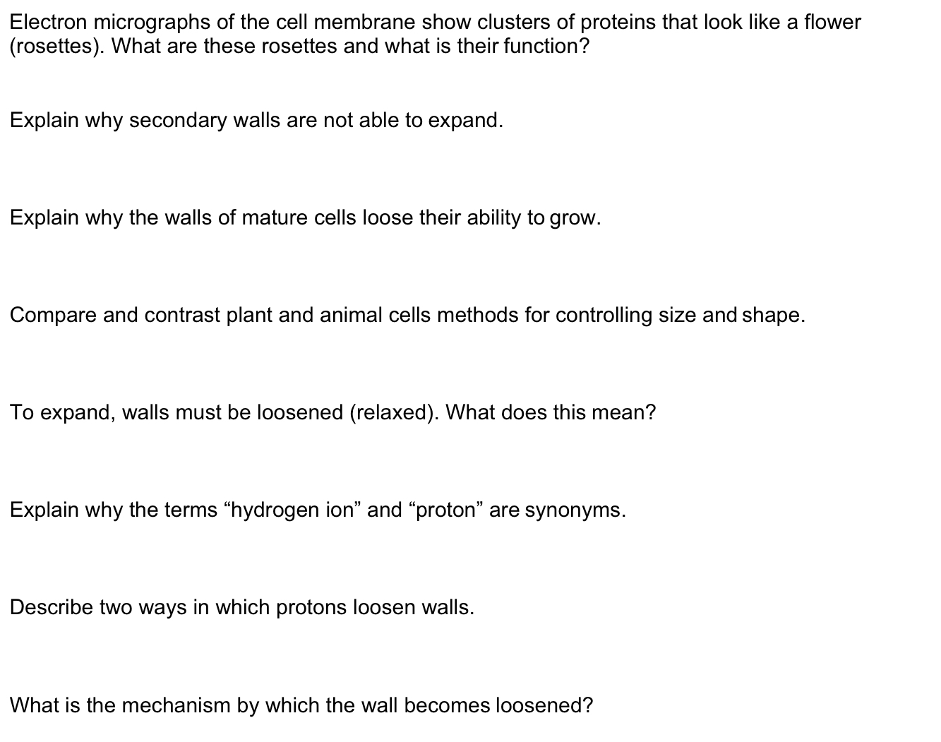 Solved Electron micrographs of the cell membrane show | Chegg.com