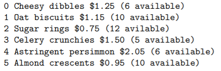 Solved make a vending machine in python that reads a text | Chegg.com