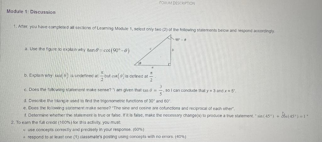 Solved 1. After, you have completed all sections of Learning | Chegg.com